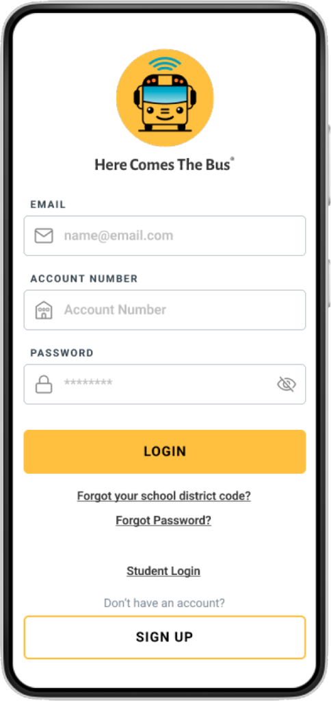 Get the App - Here Comes The Bus
